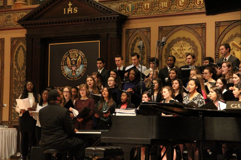 Finding God in Gaston Hall | Campus Ministry | Georgetown University